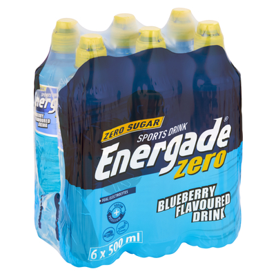 Energade Zero Sugar Blueberry Flavoured Sports Drink 500ml | PnP