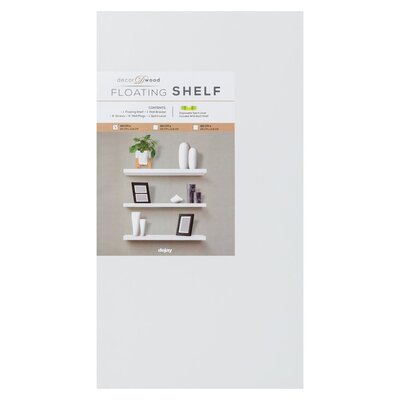 Dejay Decorwood Hollow White Floating Shelf 450mm x 250mm x 38mm | Smart Price Specials | PnP Home