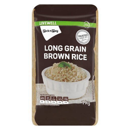 PnP Live Well Long Grain Brown Rice 1Kg | Smart Price Specials | PnP Home