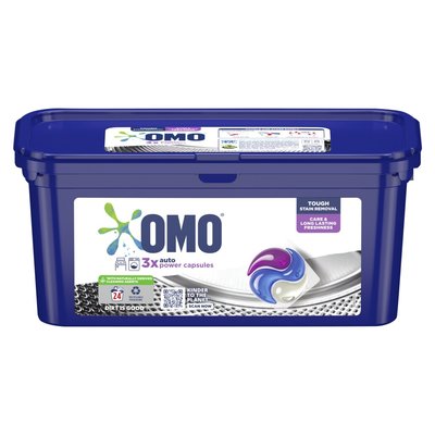Omo Stain Removal Auto Laundry Capsules 24 Pack | PnP
