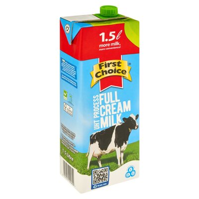 First Choice UHT Full Cream Millk 1.5L | PnP