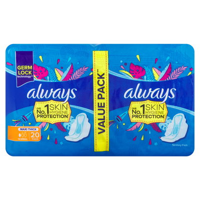 Always Normal Ultra Thin Sanitary Pads 20 Pack | PnP