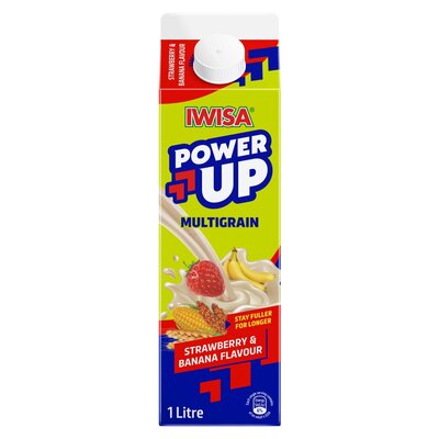 Iwisa Power Up Multigrain Banana & Strawberry Flavoured Mague 1L | PnP