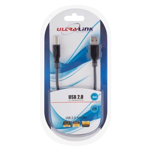 Ultra Link Printer Cable 2m Usb x 704 | PnP