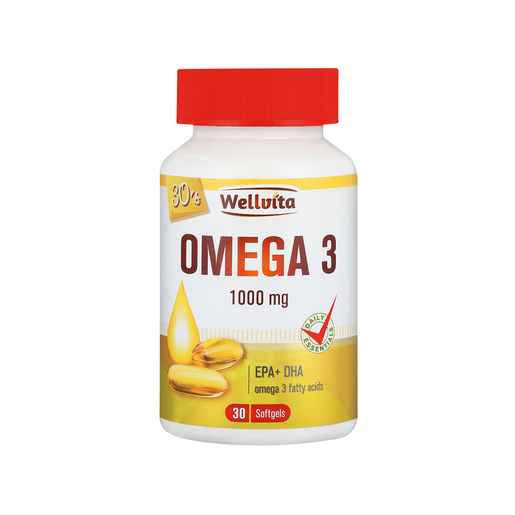 Wellvita Omega 3 1000mg Soft Gels 30s | PnP