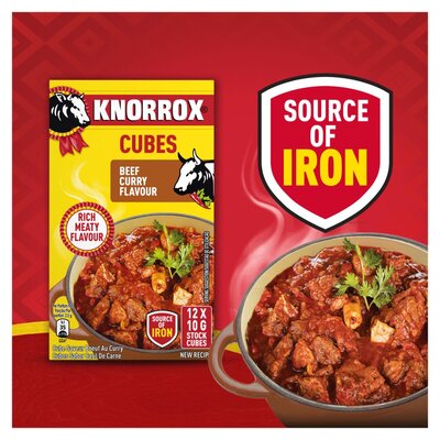 Knorrox Beef Curry Stock Cubes 12 x 10g | PnP