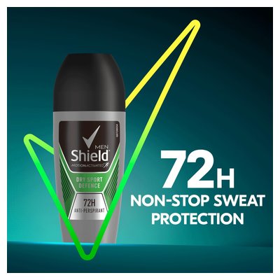 Shield Men Dry Sport Defence Antiperspirant Roll On Deodorant 50ml | PnP