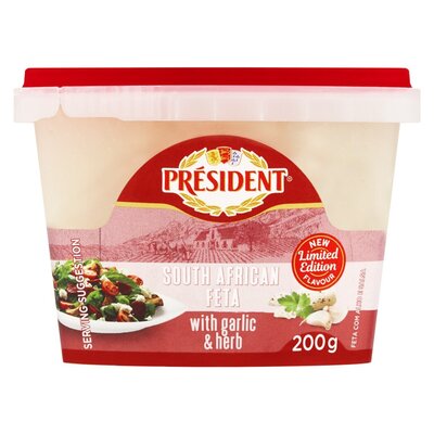 President Garlic & Herb Feta 200g | PnP