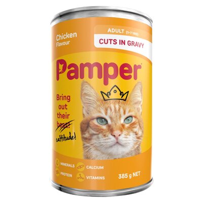 Pamper Can Cuts in Gravy Chicken 385g | Smart Price Specials | PnP Home