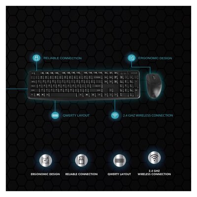 Ultra Link Wireless Keyboard & Mouse | PnP