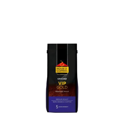 House of Coffees Vip Gold Medium Roast Ground Filter Coffee 250g | PnP