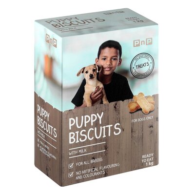 PnP Puppy Biscuits Milk 1kg | PnP