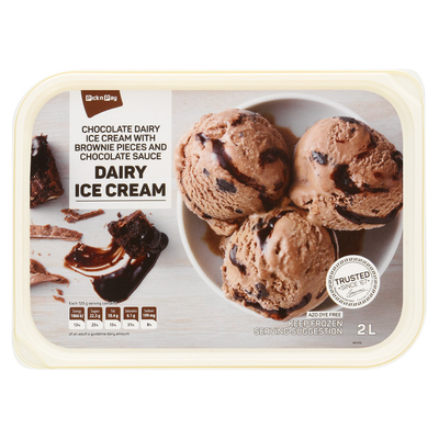 PnP Chocolate Brownie Ice Cream 2l | PnP