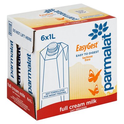 Parmalat EasyGest Lactose Free Full Cream Milk 6 x 1L | Smart Price ...