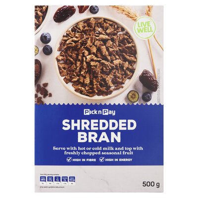 PnP Live Well Shredded Bran 500g | Smart Price Specials | PnP Home