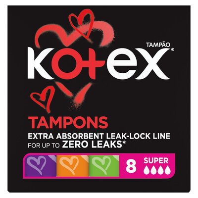 Kotex Tampons Super 8 Pack x 1128 | PnP