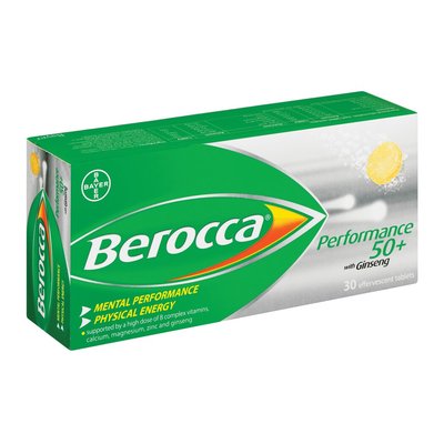 Berocca 50 + Focus Multivitamin Effervescent 30s | PnP