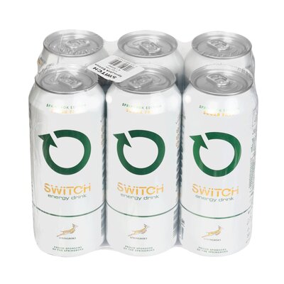 Switch Springbok Sugar Free Energy Drink 6 x 500ml | PnP