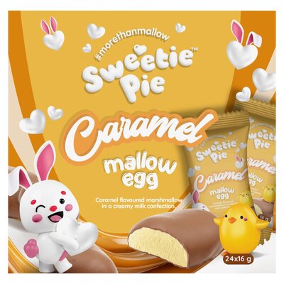 Sweetie Pie Chocolate Mallow Caramel Egg 24 Pack | Smart Price Specials ...