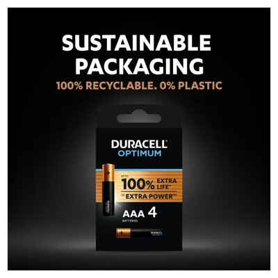 Duracell Optimum Aaa Batteries 4 Pack | Smart Price Specials | PnP Home