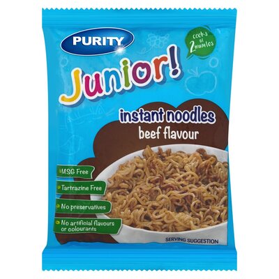 Purity Junior Instant Noodles Beef Flavour 53.5g | PnP
