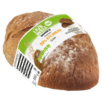 PnP Live Well Vegan 50% Rye Bread 400g | PnP