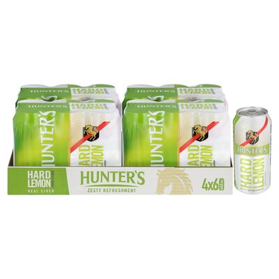 Hunters Hard Lemon Can 24 x 440ml | PnP