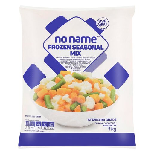 No Name Live Well Frozen Seasonal Mix 1kg | Smart Price Specials | PnP Home