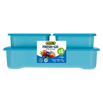 Addis Assorted Fresh & Go Food Storage 6 Piece Set | Smart Price ...