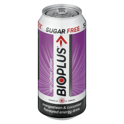 Bioplus Sugar Free Mangosteen & Cucumber Flavoured Energy Drink 6 x ...
