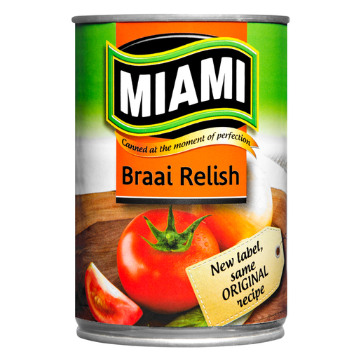 Miami Tomato & Onion Braai Relish 410g | PnP