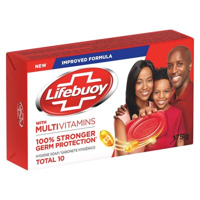 Lifebuoy Total 10 Hygiene Bar Soap 175g | PnP