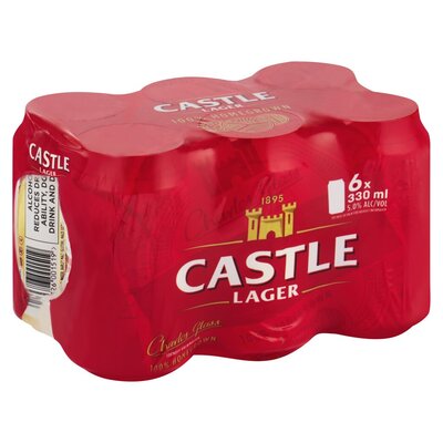 Castle Lager Beer Can 6 x 330ml | PnP