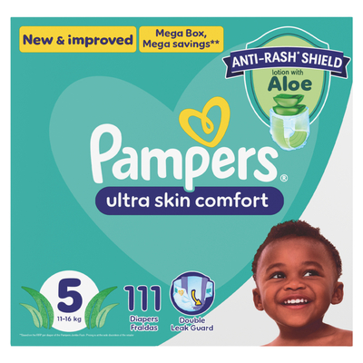 Pampers Size 5, Mega Box 111 Nappies | Smart Price Specials | PnP Home
