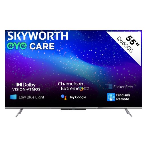 Skyworth 55 Inch QLED Uhd Google Tv 55Q6600G | PnP