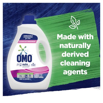 Omo Stain Removal Auto Washing Liquid Detergent with Comfort Freshness ...