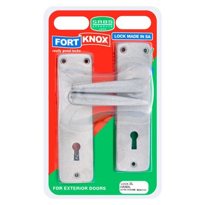 Fort Knox 3-Lever Satin Chrome Handles | Smart Price Specials | PnP Home