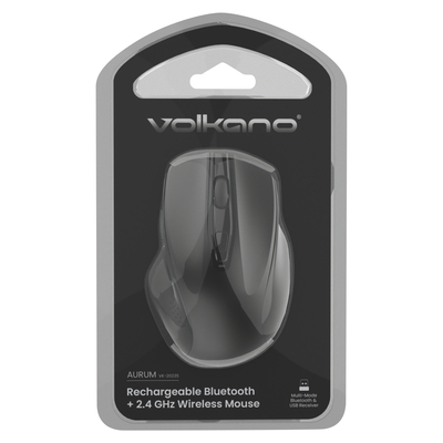 Volkano Aurum Series Black Bluetooth Mouse | PnP