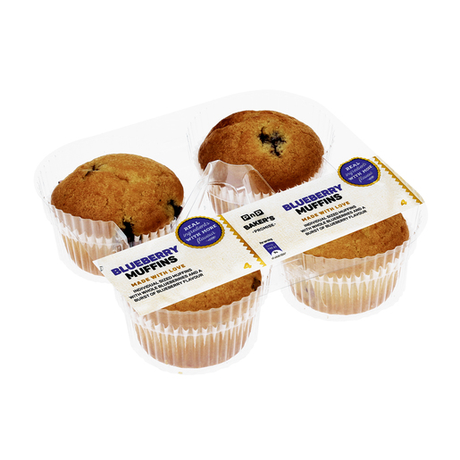 PnP Bakehouse Blueberry Muffins 4 Pack | Smart Price Specials | PnP Home