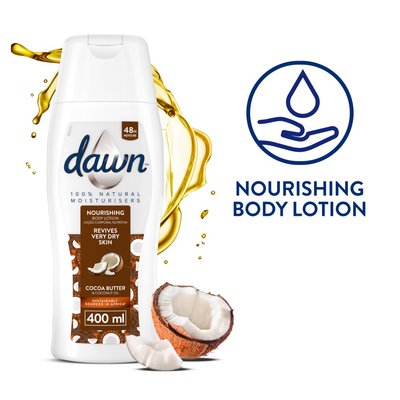 Dawn Cocoa Butter & Coconut Oil Nourishing Body Lotion 400ml | PnP