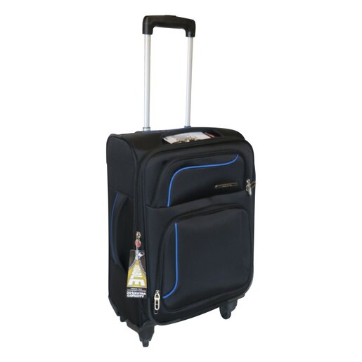 Tosca Sky 4 Wheel Spinner Trolley 50cm Black | PnP
