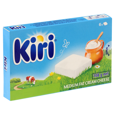 Kiri Medium Fat Cream Cheese 6 x 108g | PnP
