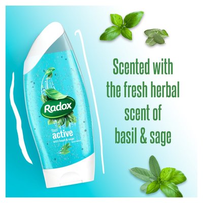 Radox Feel Active Basil & Sage Body Wash 250ml | PnP