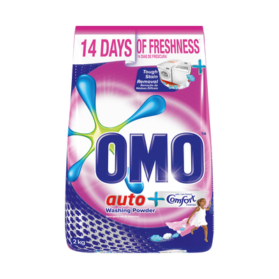 Omo Stain Removal Auto Washing Powder Detergent with Comfort Freshness ...