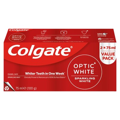 Colgate Optic White Instant, Whitening Toothpaste 75ml | PnP