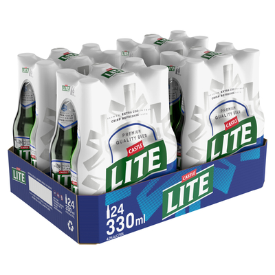 Castle Lite Draught Beer 6 x 500ml | PnP