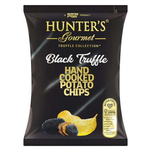 Hunter's Black Truffle Hand Cooked Potato Chips 100g | PnP