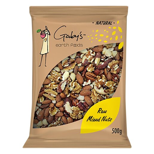 Gaby's Earth Foods Natural Raw Plain Mixed Nuts 500g | PnP