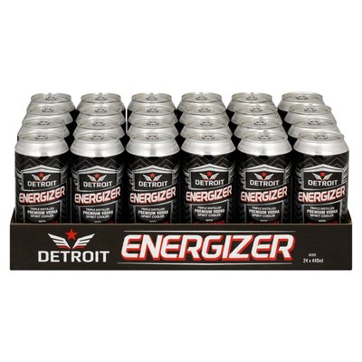 Detroit Guarana Energizer Drink 24 x 440ml | PnP