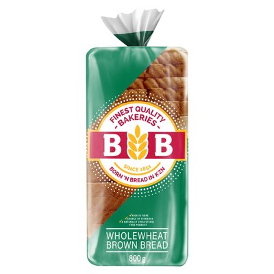 BB Whole Wheat Brown Bread 800g | PnP